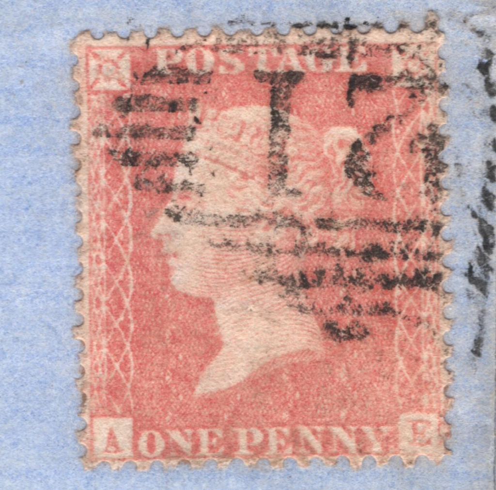 GB IRELAND (Tyrone) C9A 1d Rose May 1857 Cover Rare AUGHNACLOY *21 ...
