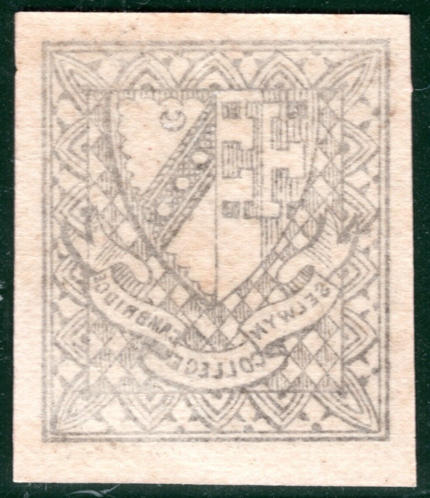 GB QV Local Stamp SELWYN COLLEGE Cambridge Uni *FULL OFFSET VARIETY ...