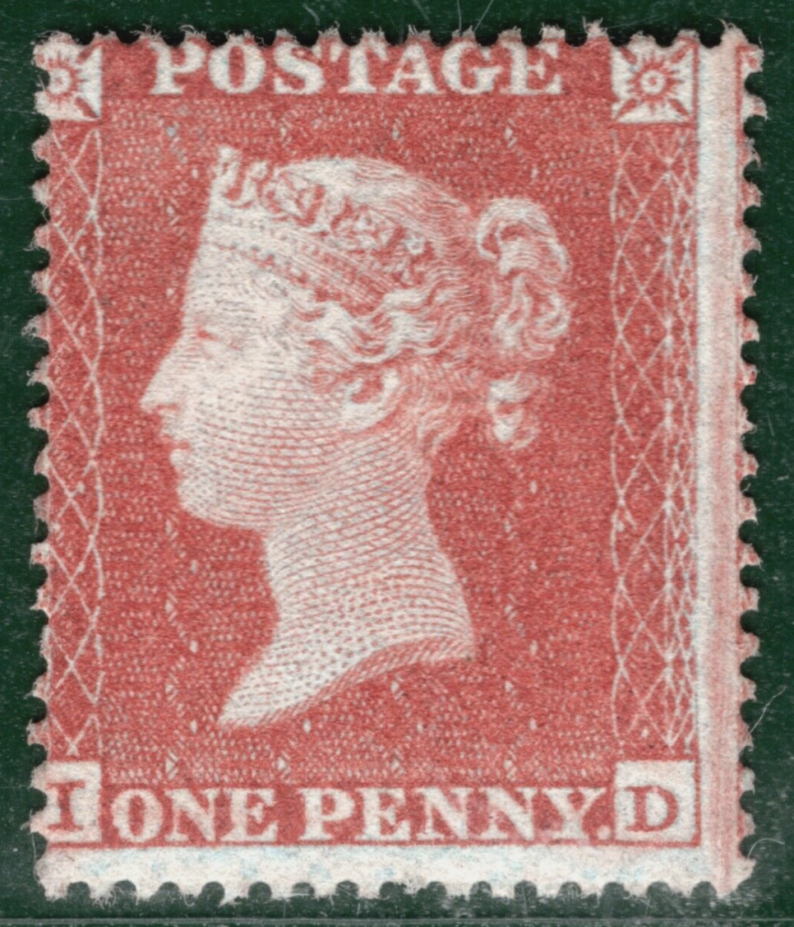 GB QV PENNY RED Stamp SG.17 1d (ID) (1854) sc16 Mint Super VLMM Cat £ ...
